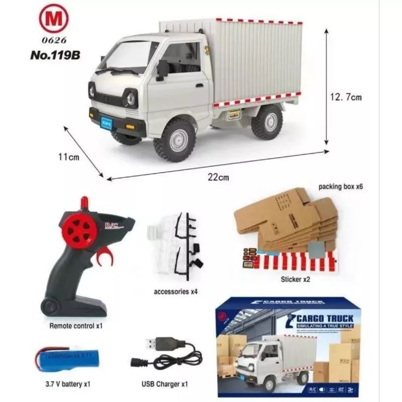 Jual Mobil RC Truck Box Kargo | Shopee Indonesia