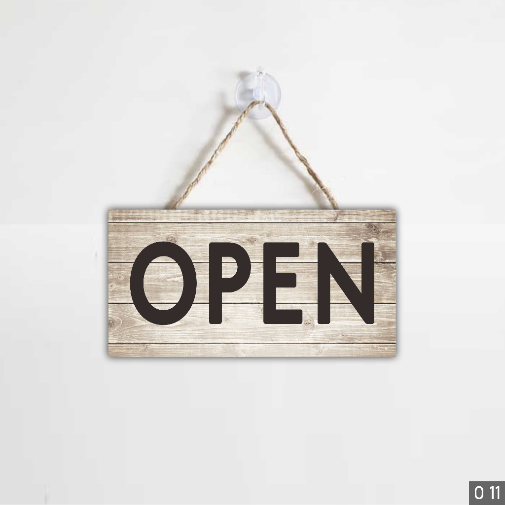 Jual Gantungan Penanda Buka Tutup Open Close Toko O11 | Shopee Indonesia