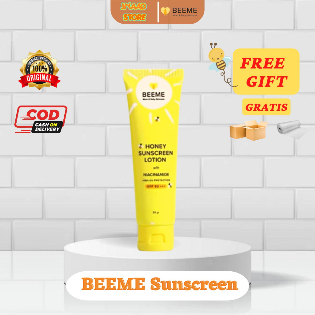Jual BEEME HONEY SUNSCREEN LOTION SPF50++ + WITH NIACINAMIDE SKINCARE ...