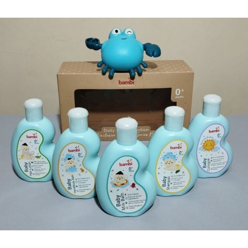 Jual Bambi Baby Exclusive Newborn Series Kit Daily Skin Protection ...