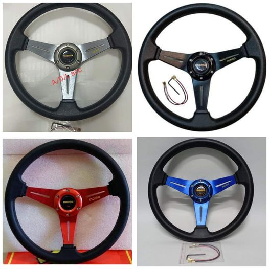 Jual Stir Racing Momo Polos 14 Inc Universal | Shopee Indonesia