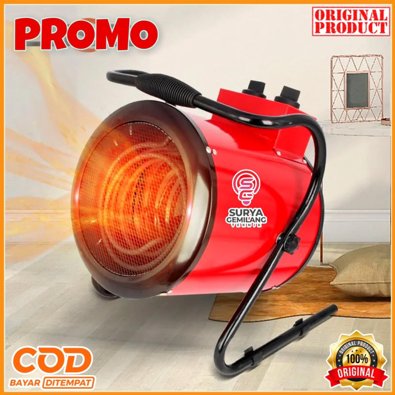 Jual blower pemanas ruangan heater 5kw Blower Pemanas ruangan 5kw 380v ...