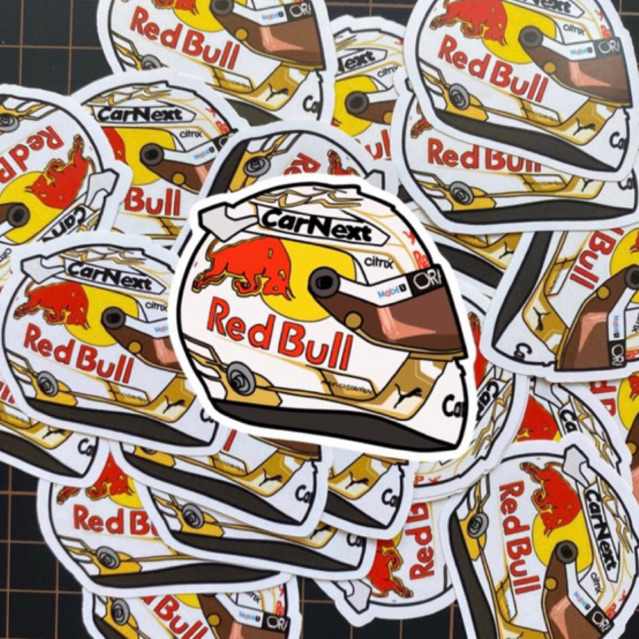 Jual Sticker Vinyl F1 Max Verstappen Helmet 2022 | Shopee Indonesia