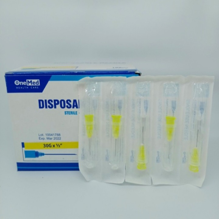 Jual Needle 18 23 24 25 26 27G 30G Jarum Suntik Disposable Nedle refill ...
