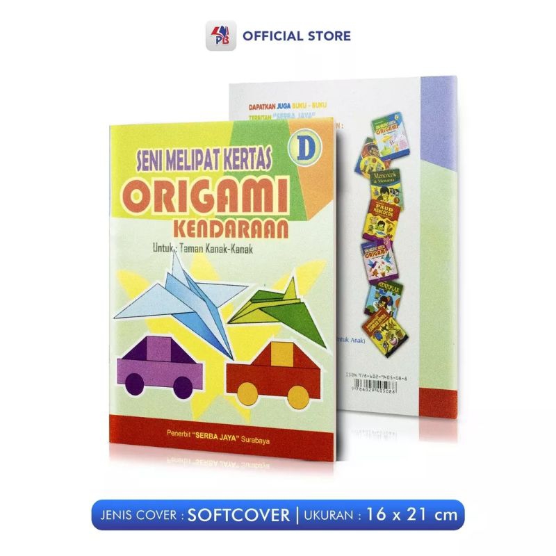 Jual Buku origami buku seni melipat kertas origami A-B-C-D | Shopee ...