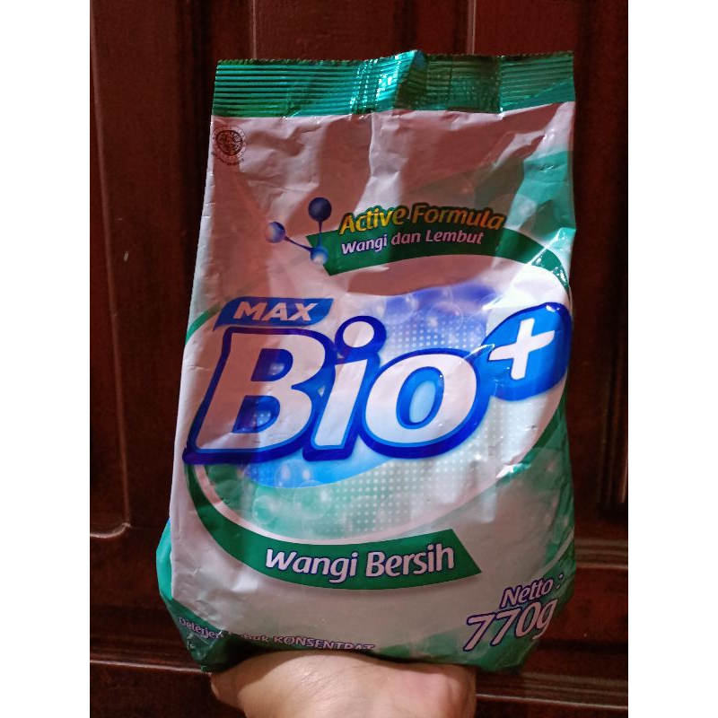 Jual Max Bio Deterjen bubuk konsentrat 770g | Shopee Indonesia