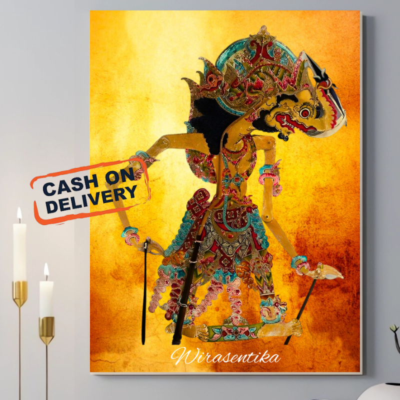 Jual poster Wayang Kulit Wirasentika Untuk Hiasan Dinding Atau Wall ...