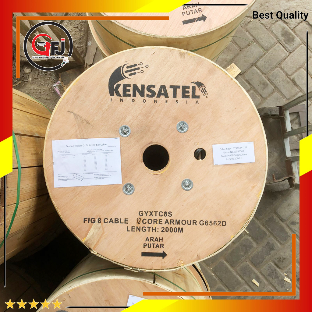 Jual KABEL FO 12 CORE FIG 8 ARMOUR KENSATEL 2000M | Shopee Indonesia