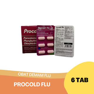 Jual Procold flu tab per 1 strip | Shopee Indonesia