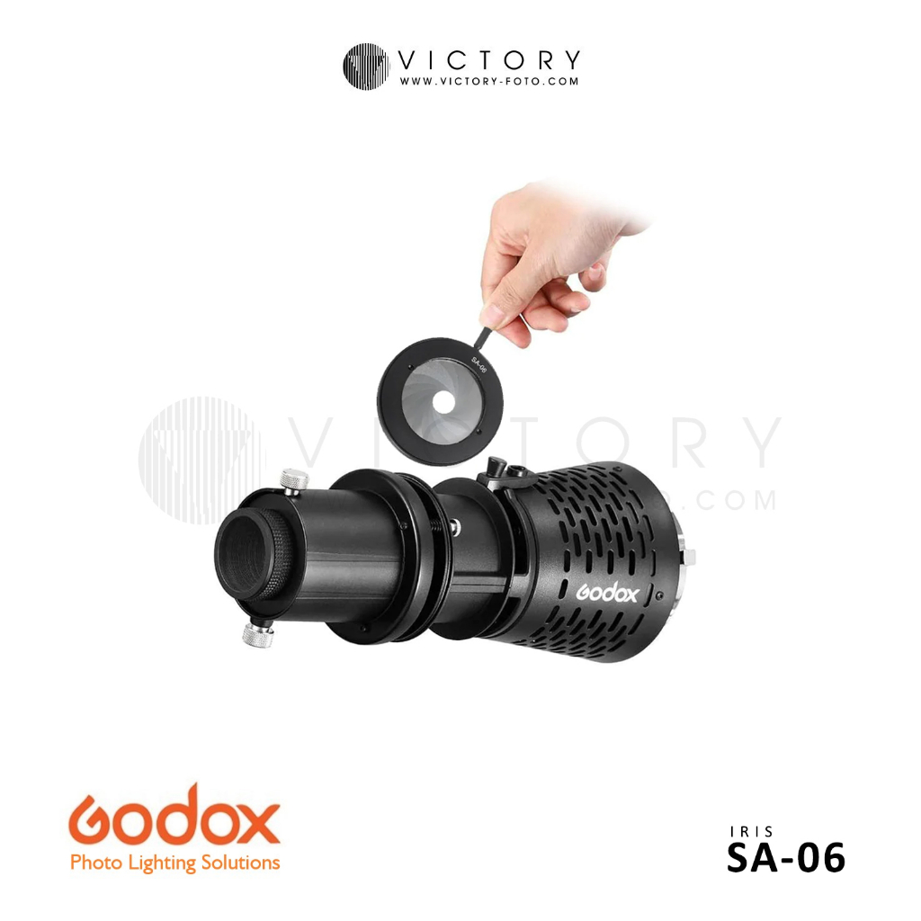 Jual Godox SA-06 Iris Diaphragm, SA-10 Rumah Gobo, SA-009 series gobo (OPTICAL SNOOT) | Shopee ...