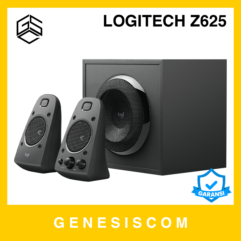 Jual Speaker LOGITECH Z625 Powerful THX Surround Sound 2.1 Kabel Wired Subwoofer Desktop ...