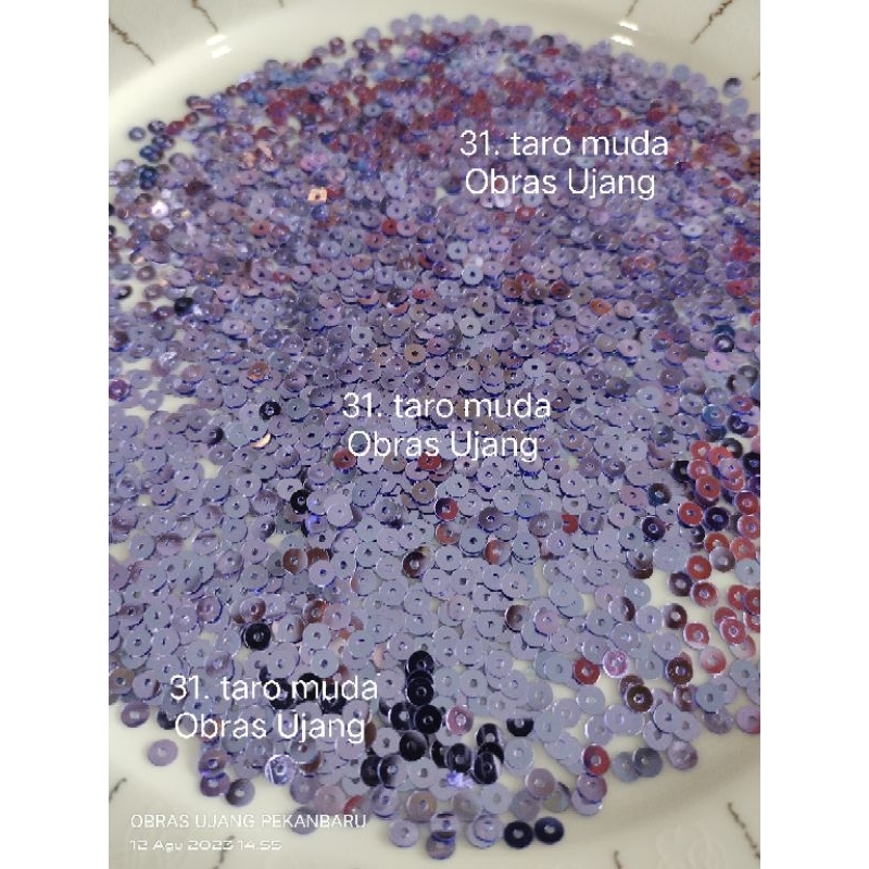 Jual payet piring flat 4mm PREMIUM (4GRAM) | Shopee Indonesia