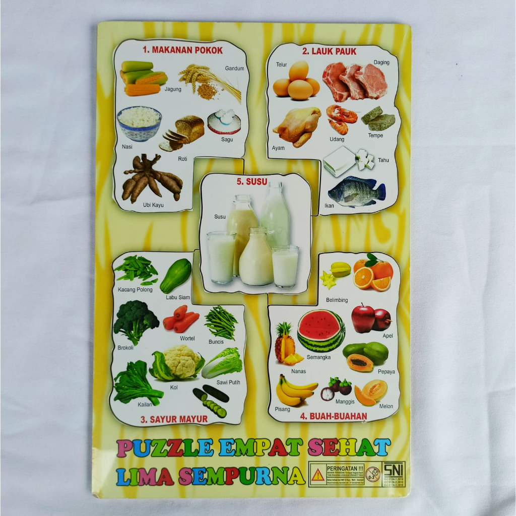 Jual Puzzle Kayu Besar Part2 SNI Alphabet Huruf Angka Hijaiyah Binatang ...