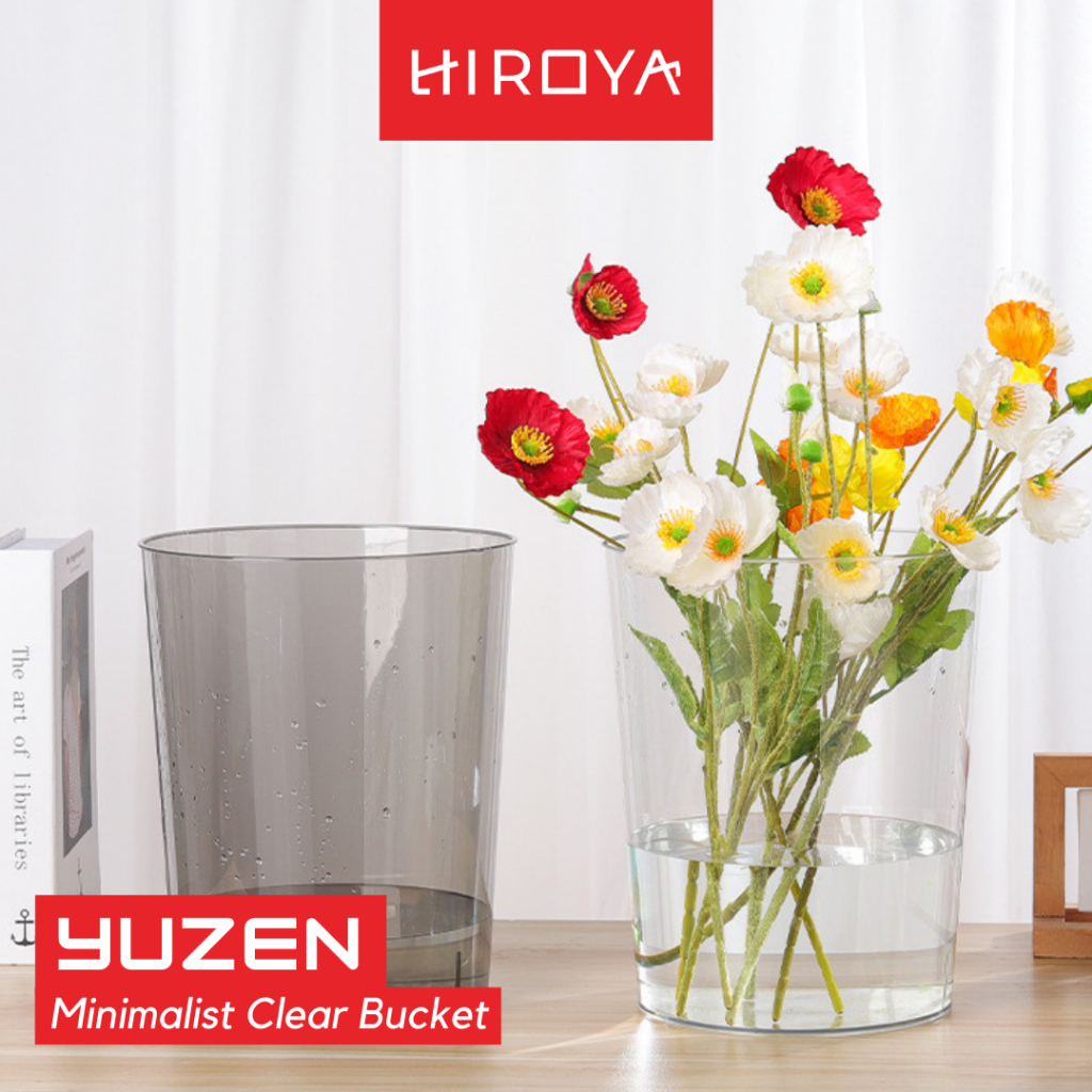 Jual 【HIROYA】YUZEN Vas Bunga Transparan Pot Bunga Tanaman Minimalis ...