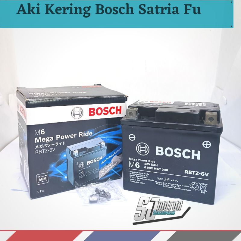 Jual Aki Bosch RBTZ-6V Satria FU Vario 125 150 Beat Pop Scoopy Esp Pcx M3 Freego NMax New Aerox ...