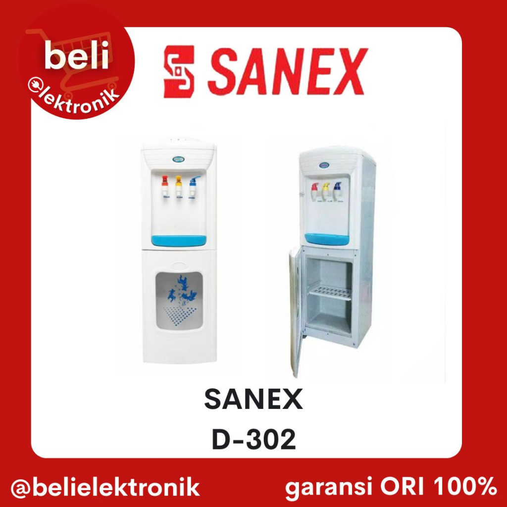 Jual SANEX Dispenser Air Galon Bawah 3 Keran Panas Dingin Normal D302 ...
