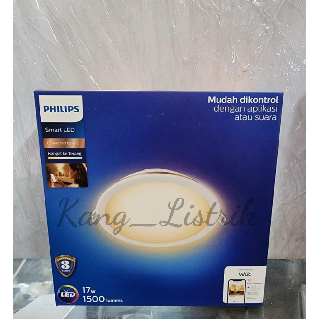 Jual Downlight Philips Smart Wifi 17W / LED Panel Philips 17W WIFI ...