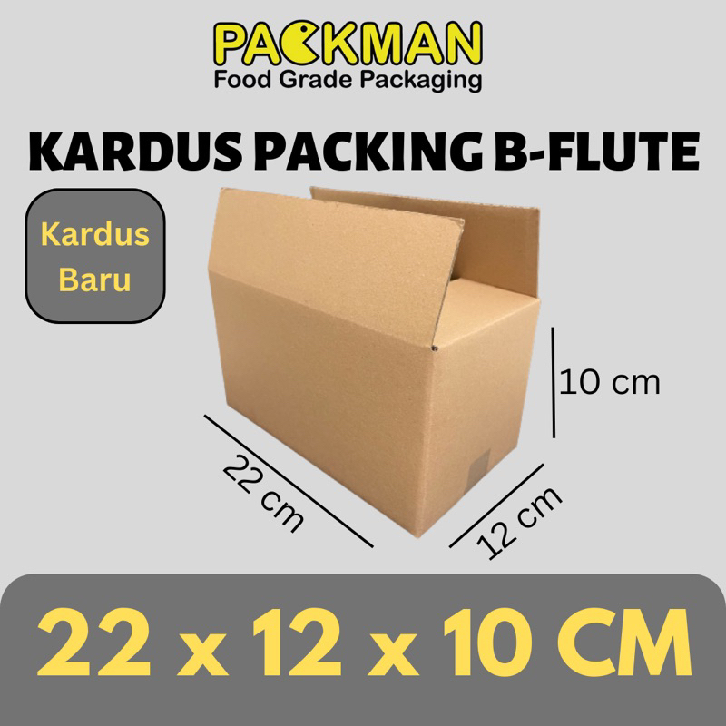 Jual KARDUS PACKING 22x12x10 cm / BOX KARTON CORUGATED B-FLUTE ...