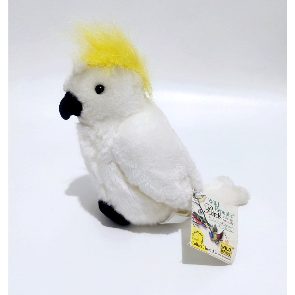 Jual Boneka Burung Kakatua Cockatoo Original Wild Republic Birds ...