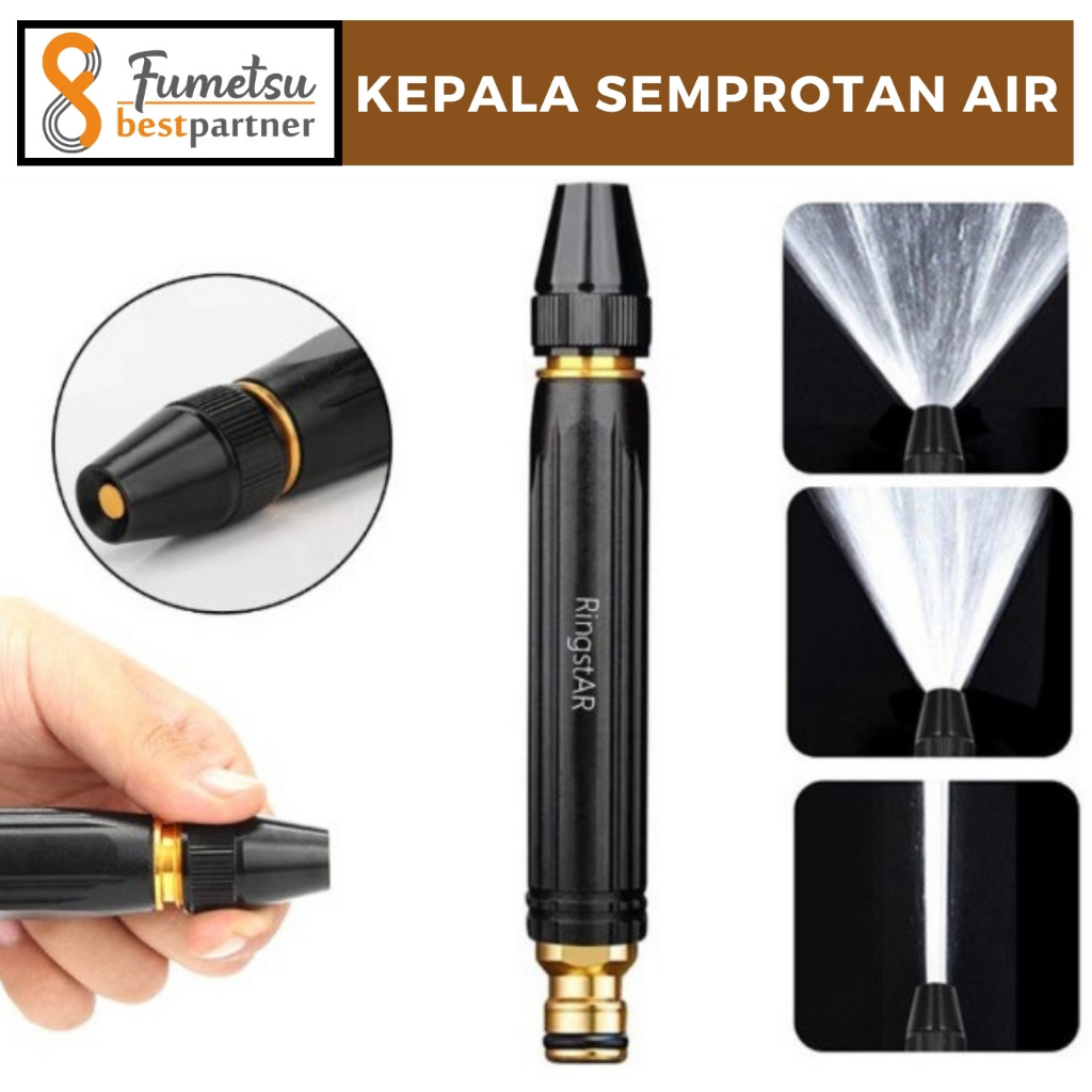 Jual Kepala Semprotan Air Cuci Motor Mobil Kuningan Spray/ Semprotan ...