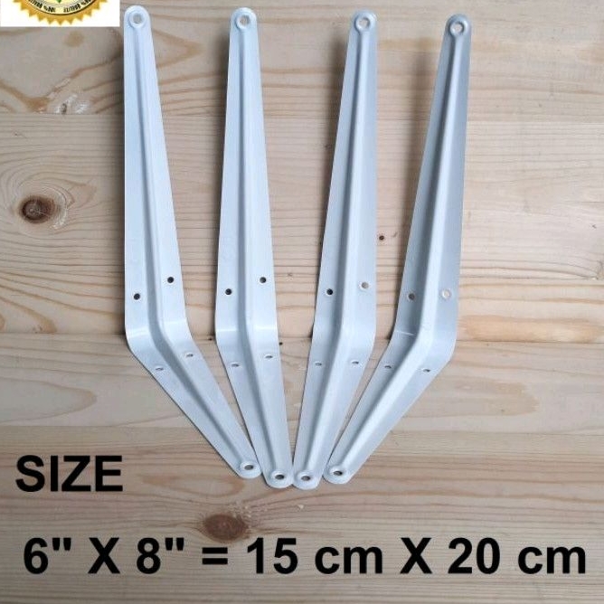 Jual Siku Rak Dinding Ambalan Gantung Besi 6 inch x 8 inch ( 15cm x ...