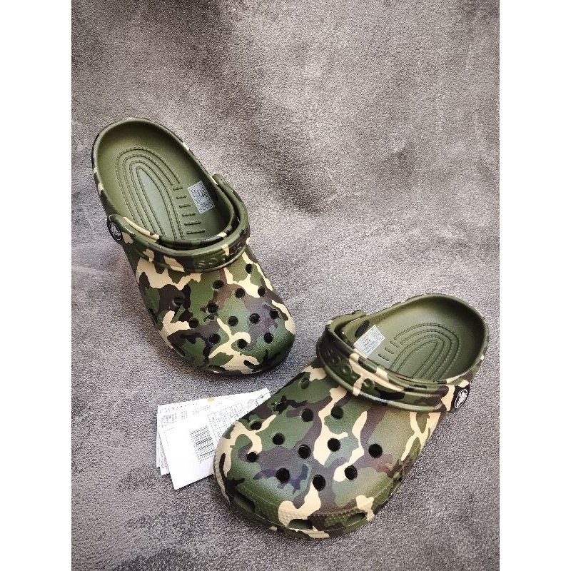 Jual Sandal Crocs Classic Marbled Clog/Classic Army/Sandal Crocs/sandal ...