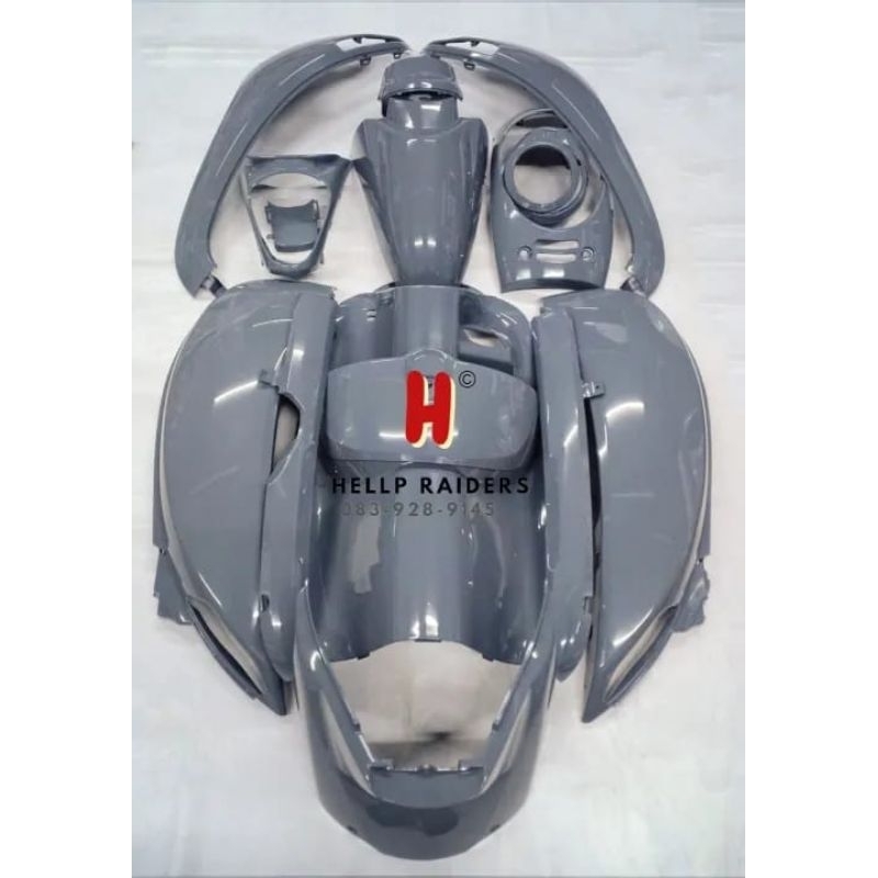 Jual Paketan Body Halus Motor Scoopy fi Lama Tahun 2016 Warna Nardo ...
