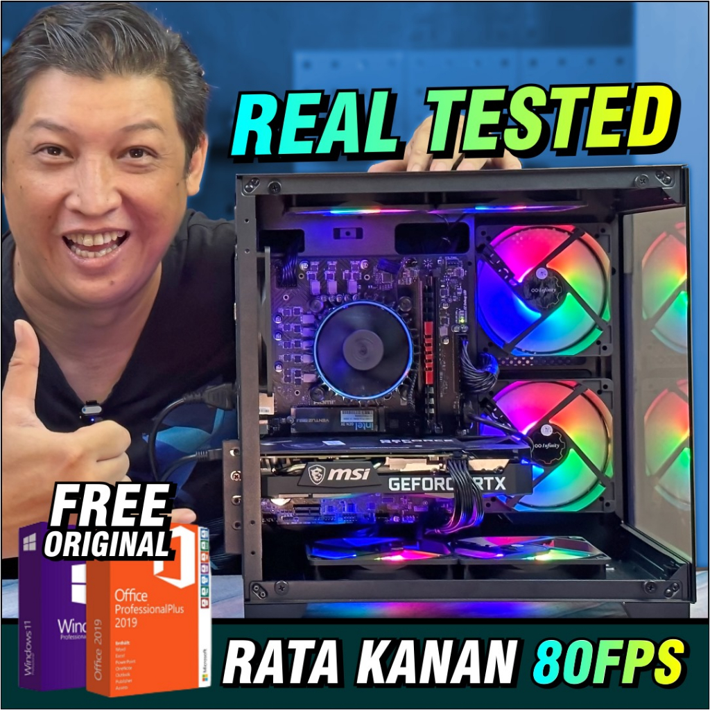 Jual PC RAKITAN KEREN INTEL I7 13700F 16GB RTX 4060 B760 CONTINENTAL ...