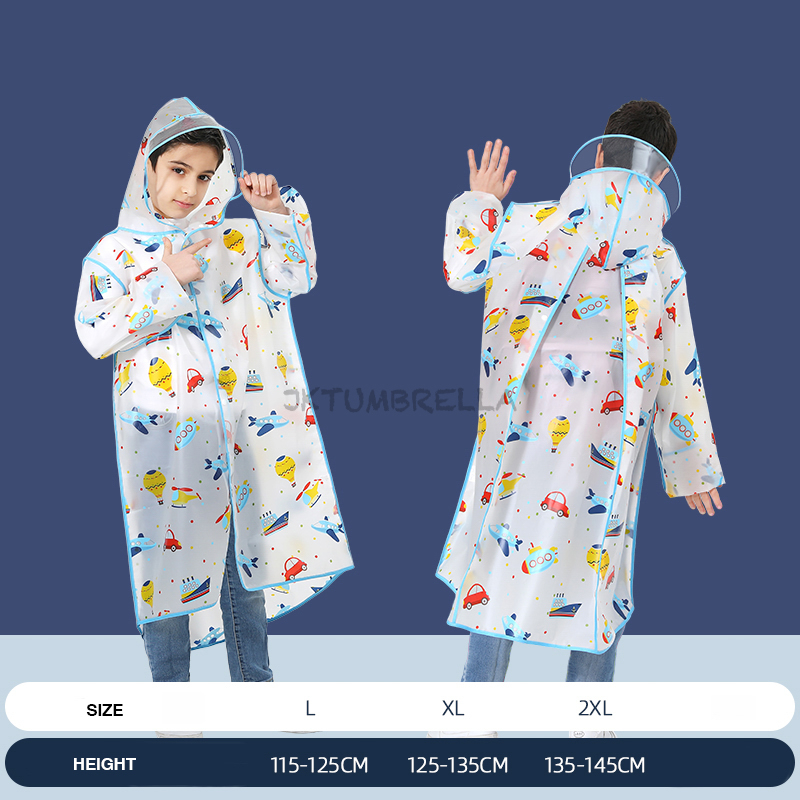 Jual Jas Hujan Transparan Anak, Mantel Hujan Anak Model Terusan / Kode ...
