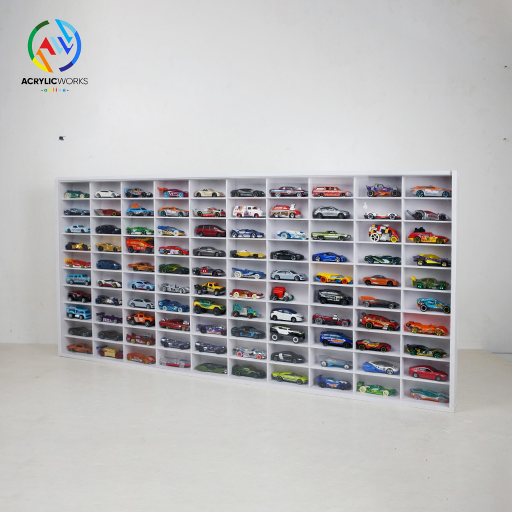 Jual RAK MAINAN HOTWHEELS PVC BOARD ISI 100 MODEL MEMANJANG TANPA LOGO ...
