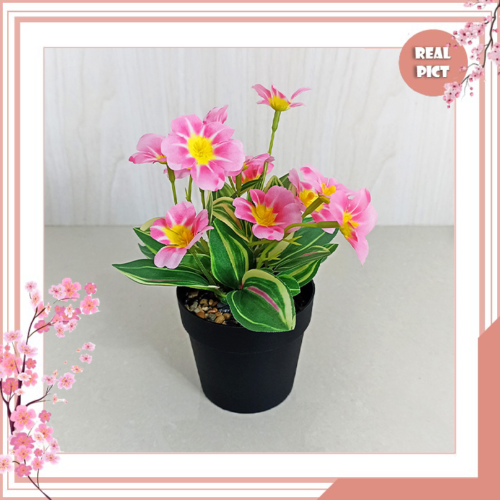 Jual UNICO Pot Bunga Hias Plastik Import Termurah Bunga Hias Dekorasi ...
