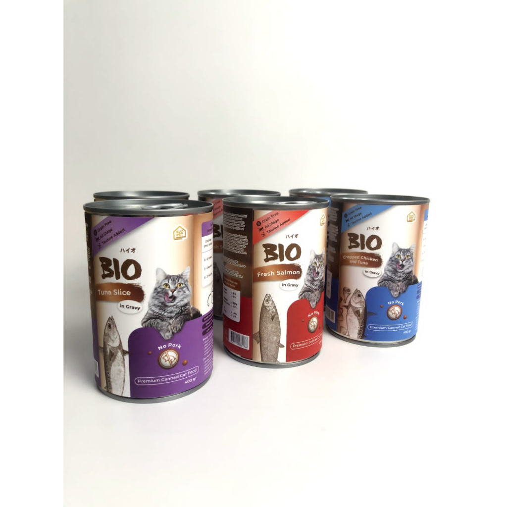 Jual BIO CAT KALENG 400GRAM - Makanan Basah Kaleng Kucing Bio Cat Wet ...