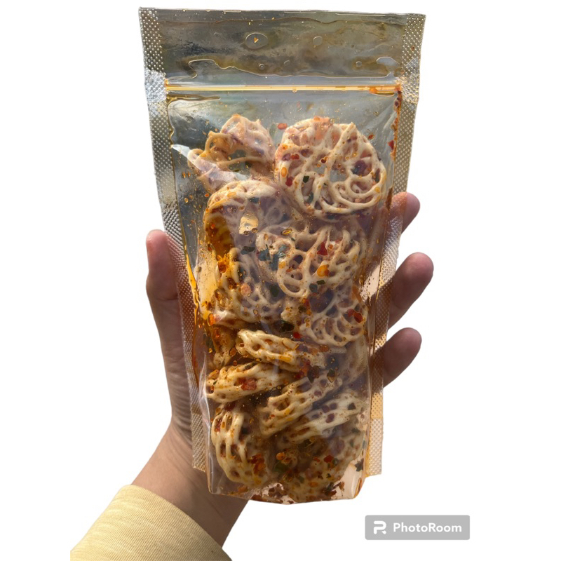 Jual KRUPUK SEBLAK RAFAEL | SEBRING | 80 Gr | KERUPUK MAWAR PEDAS DAUN ...