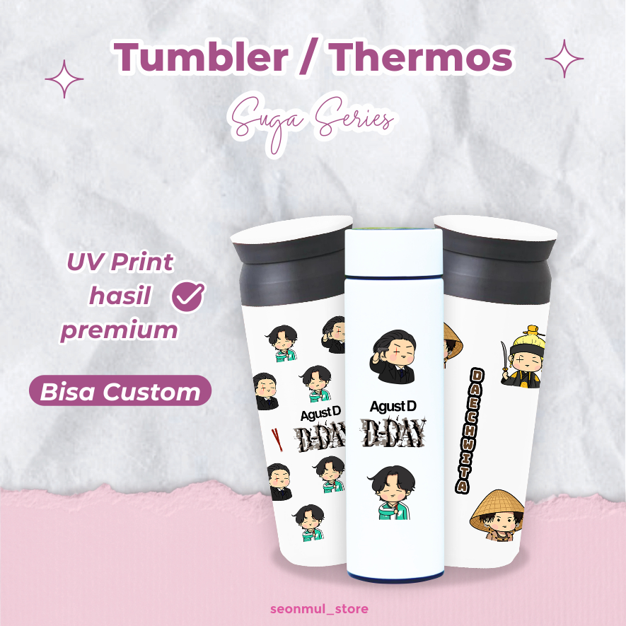 Jual TUMBLER BTS SUGA DAECHWITA / BOTOL MINUM BTS SUGA D-DAY / TUMBLER ...