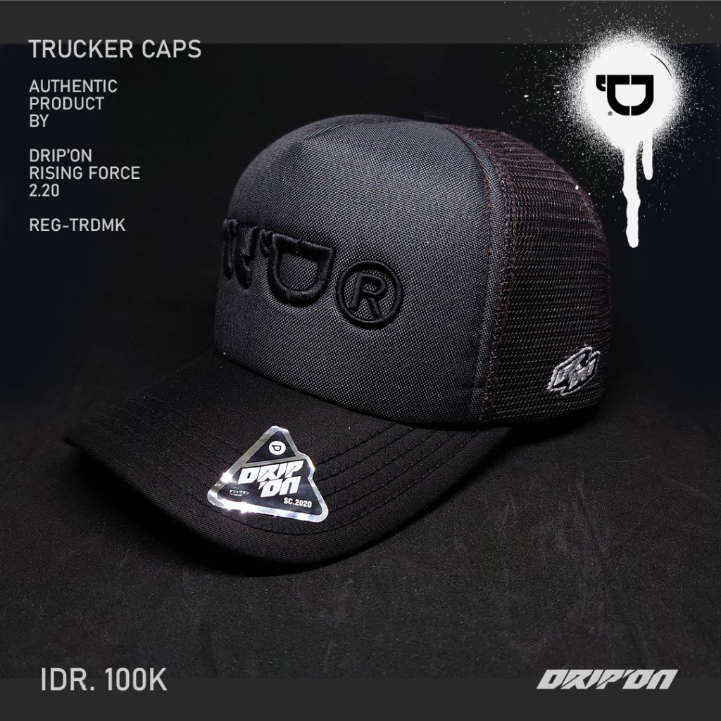 Jual Drip On Topi Trucker Jaring Pria Dewasa Original DO002 | Shopee ...