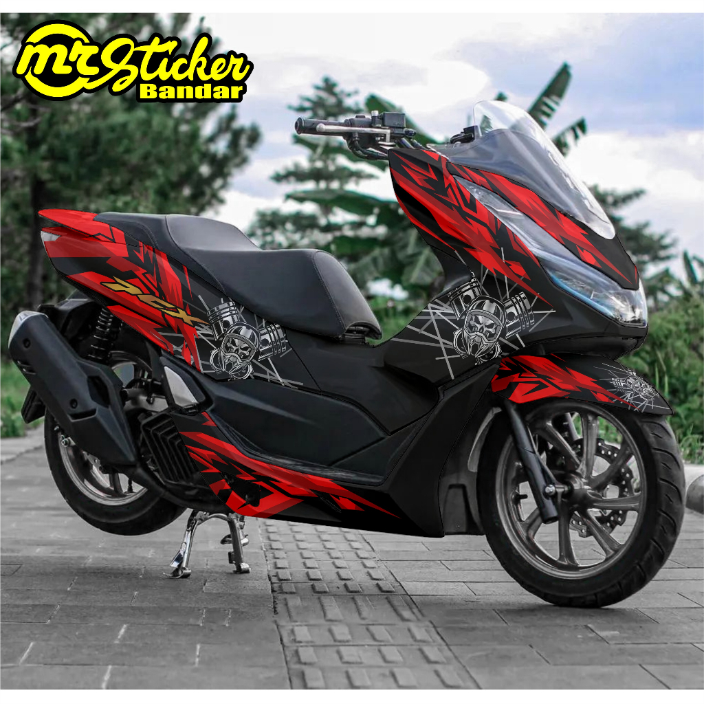Jual Decal PCX Full Body Stiker PCX Full Body Full Blok Dekal PCX 150 ...