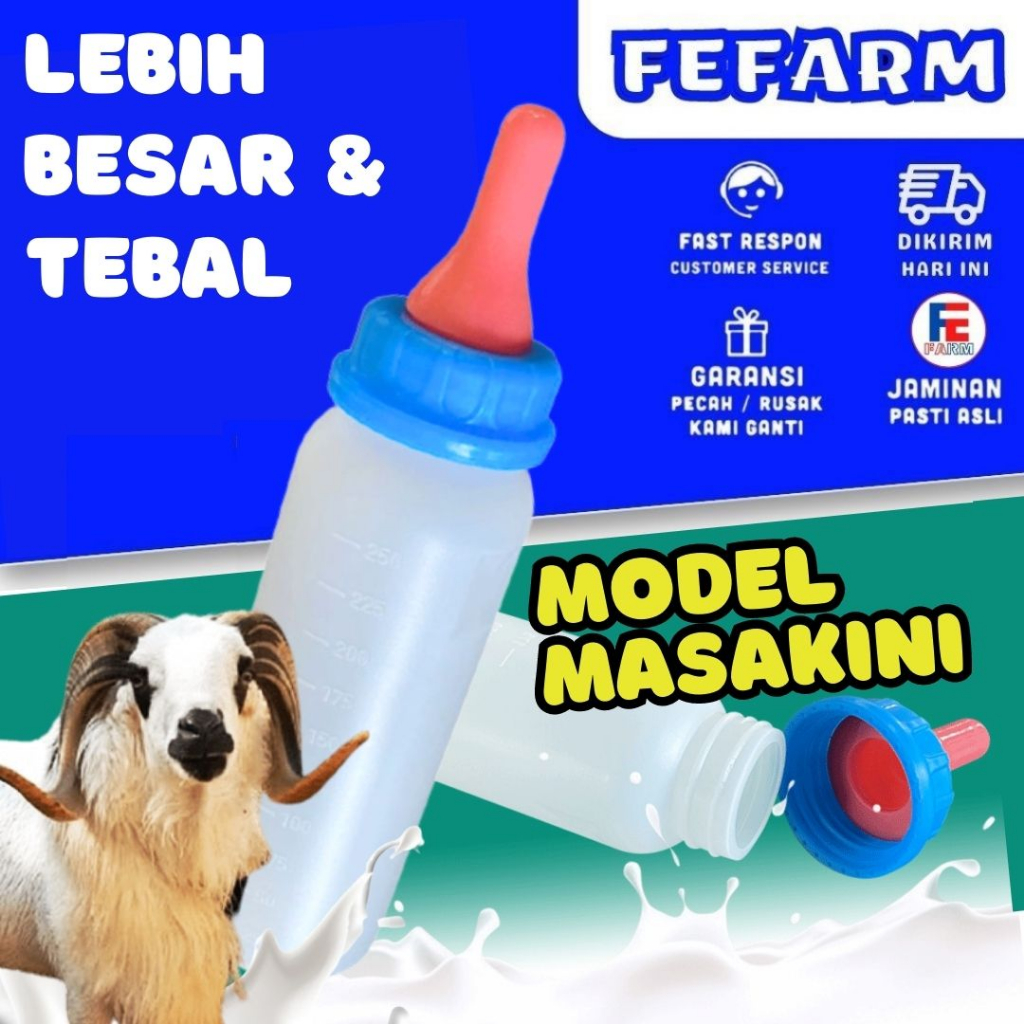 Jual Botol Dot Cempe Botol Dot Anak Kambing Domba Model Terbaru FEFARM ...