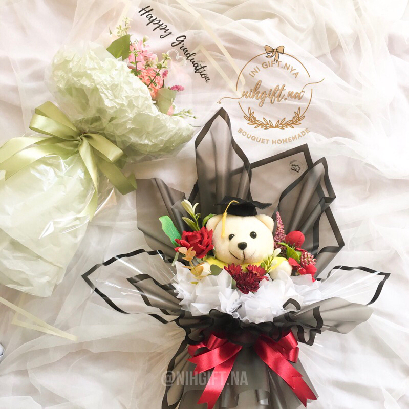 Jual BUKET EDISI WISUDA/BUNGA KOREA/BUKET LUCU/BOUQUET | Shopee Indonesia
