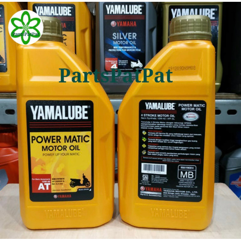 Jual OLI OIL MESIN YAMALUBE POWER MATIC 4T 4TAK 800ML 10W40 10W-40 ASLI ...