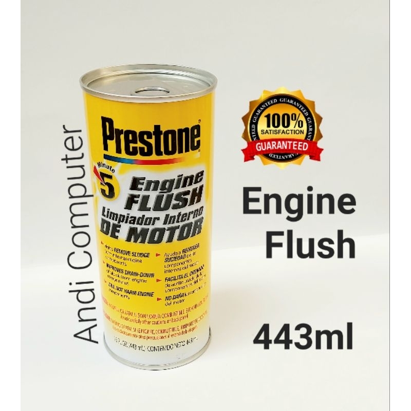Jual Cairan Engine Flush Gurah Mesin Kuras Oli Prestone 443ml | Shopee ...