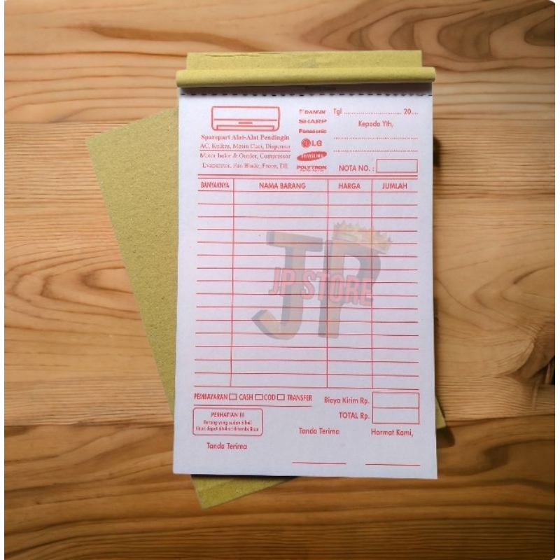 Jual NOTA SERVICE AC DAN SPAREPART 2 PLY 1/4 FOLIO - SIAP KIRIM ...