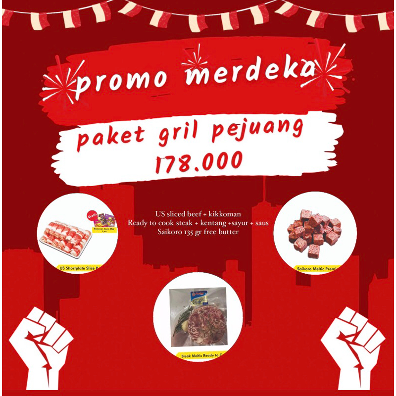 Jual Paket Bbq Dan Grill Rame - rame ( slice beef / saikoro / sirloin ...