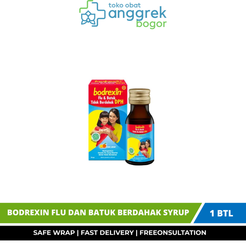 Jual BODREXIN FLU DAN BATUK BERDAHAK SYRUP/60ML/OBAT UNTUK MEREDAKAN ...