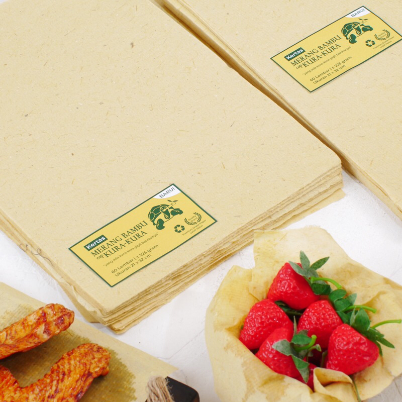 Jual Kertas Merang / Kertas Serap Minyak / Kertas Gorengan (isi 60 ...