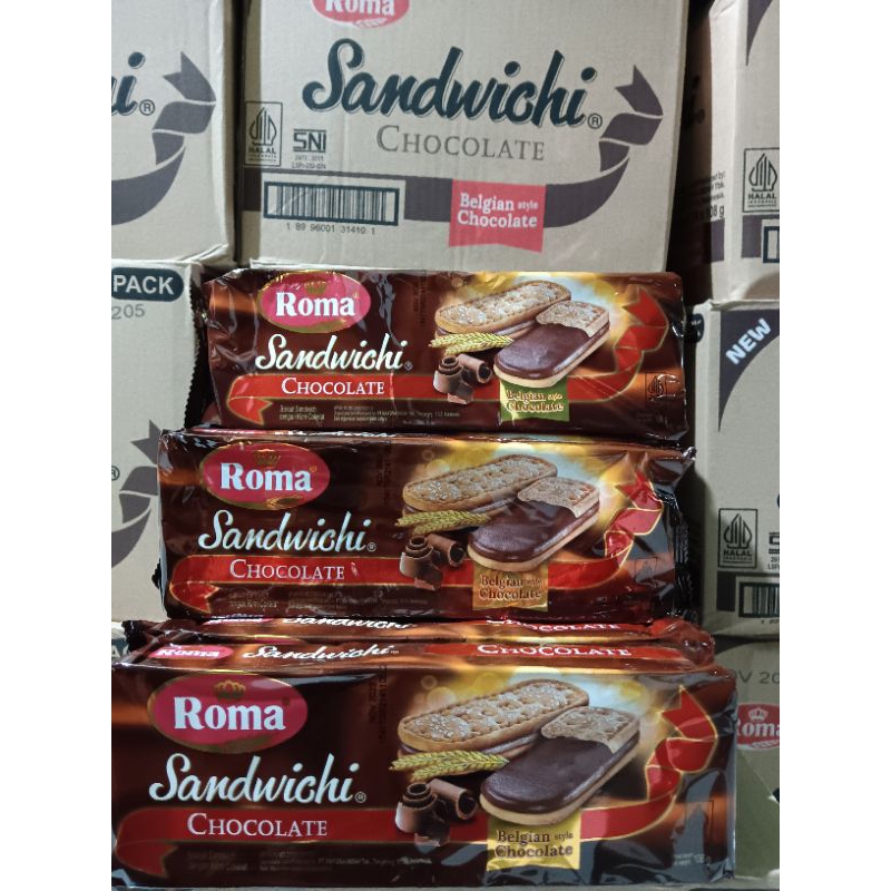 Jual Roma Sandwichi Chocolate Free plastik hajatan/ Roma sandwichi ...