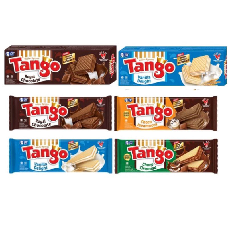 Jual Tango Aneka Wafer Chocolate Vanilla strawberry tiramisu javamocca ...