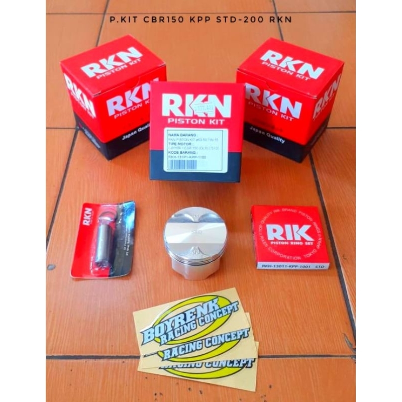 Jual PISTON KIT SEHER SET CBR 150 KPP STD-200 RKN RIK RIKEN | Shopee Indonesia