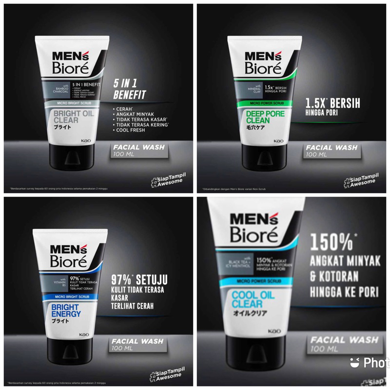 Jual biore facial foam men 100ml | Shopee Indonesia