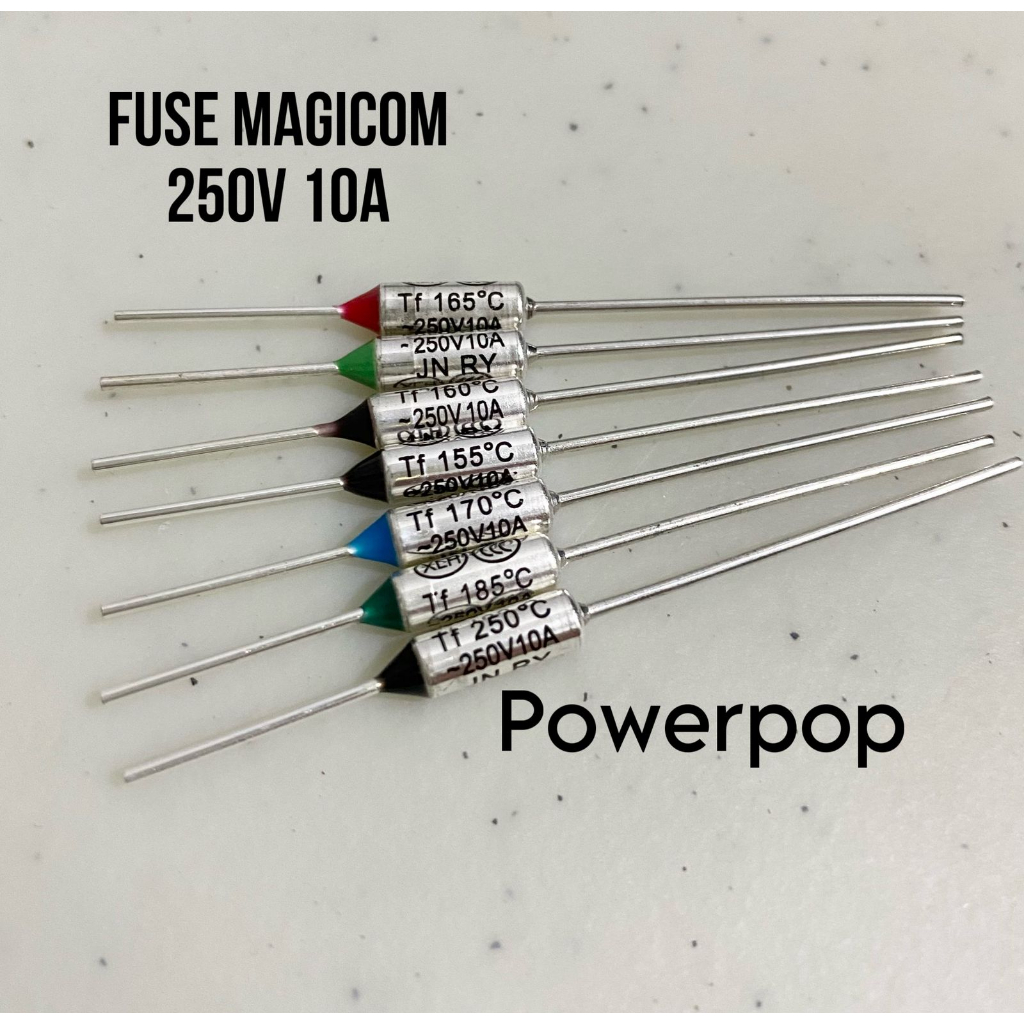 Jual 100pc Thermofuse fuse magic com 10a 250v Thermal fuse magicom ...