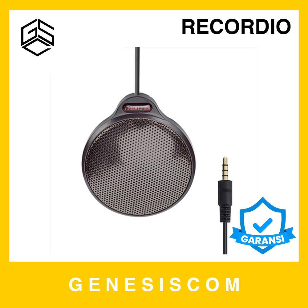Jual Mic Conference RECORDIO 360 Degree Talk Microphone Table Office ...